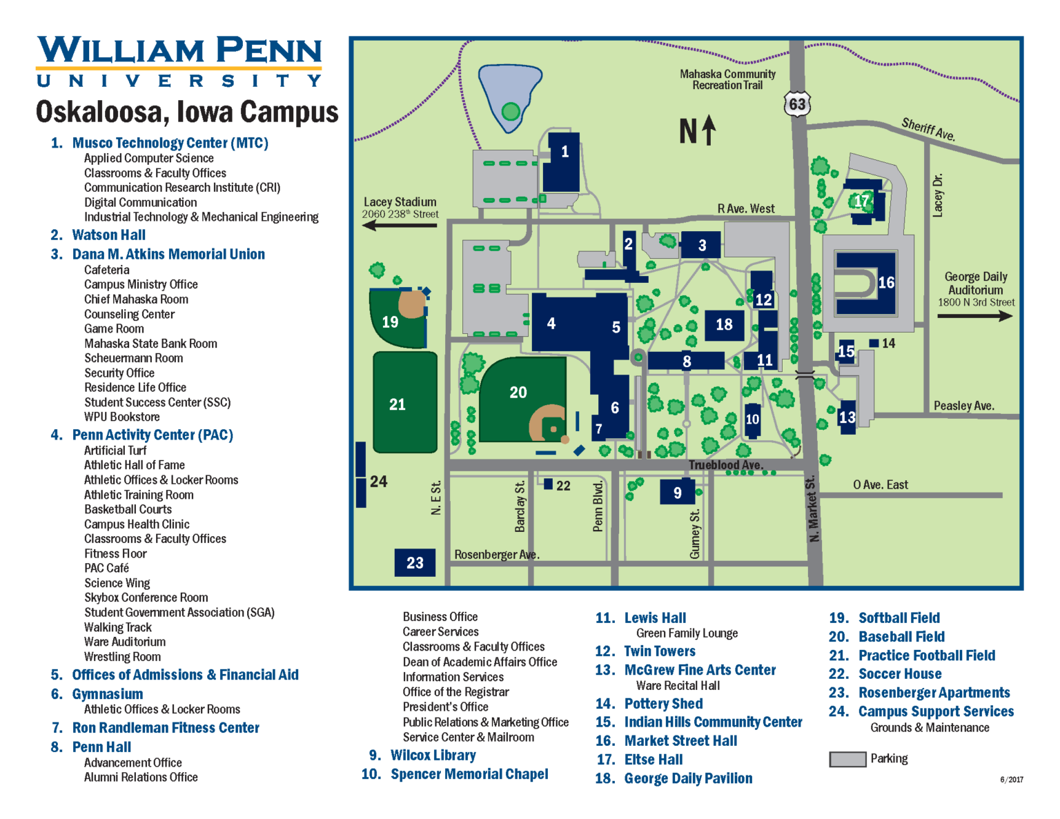 WPU-Campus-Map-Oskaloosa - William Penn University